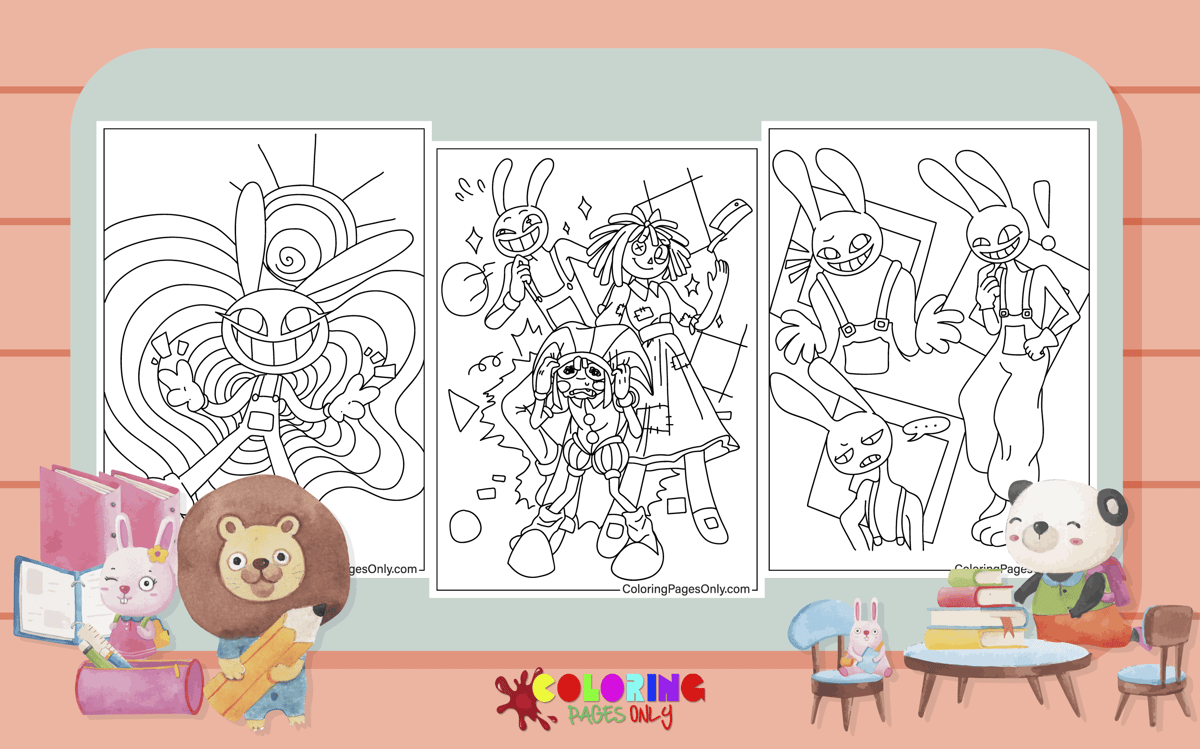 30+ Jax Coloring Pages - Free Printable PDF & Online Coloring