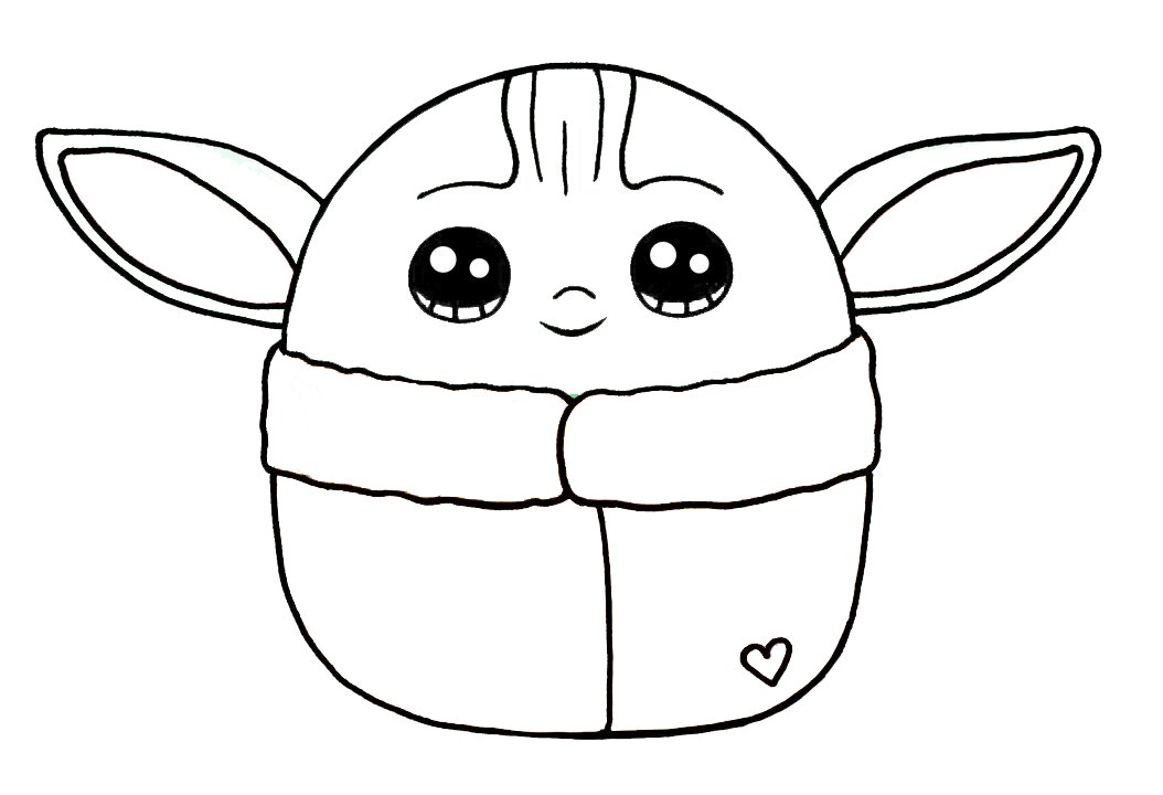 Cool Baby Yoda Coloring Pages Baby Yoda Coloring Pages Coloring 