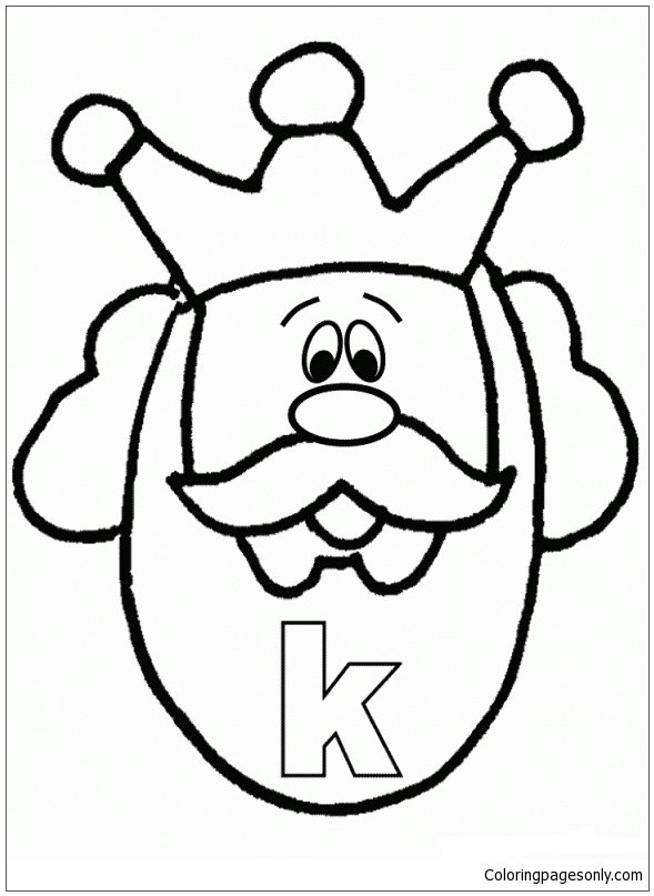 Lower Case Letter K Coloring Pages Letter K Coloring Pages Coloring 