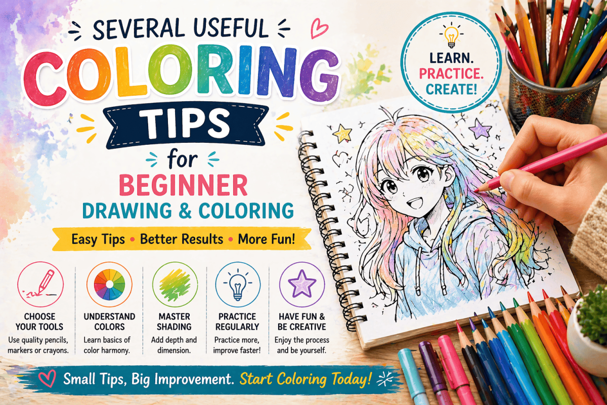 Coloring Tips for Beginners: Tools, Techniques, and Common Mistakes to ...