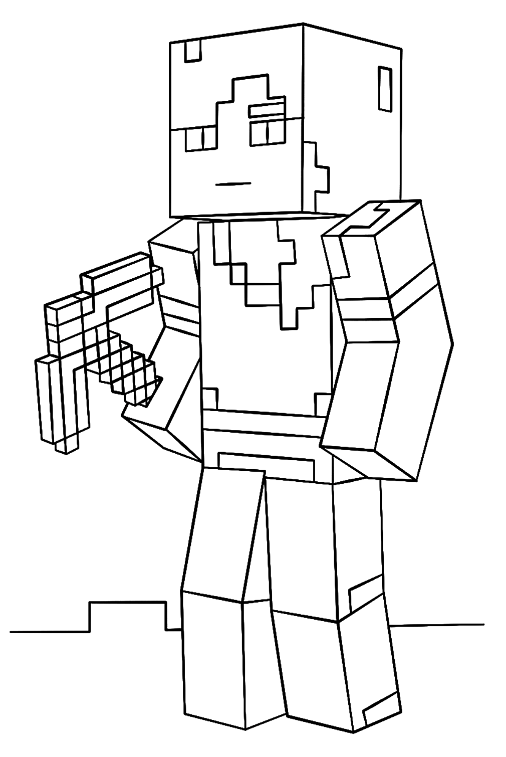 Minecraft Coloring Pages Skydoesminecraft