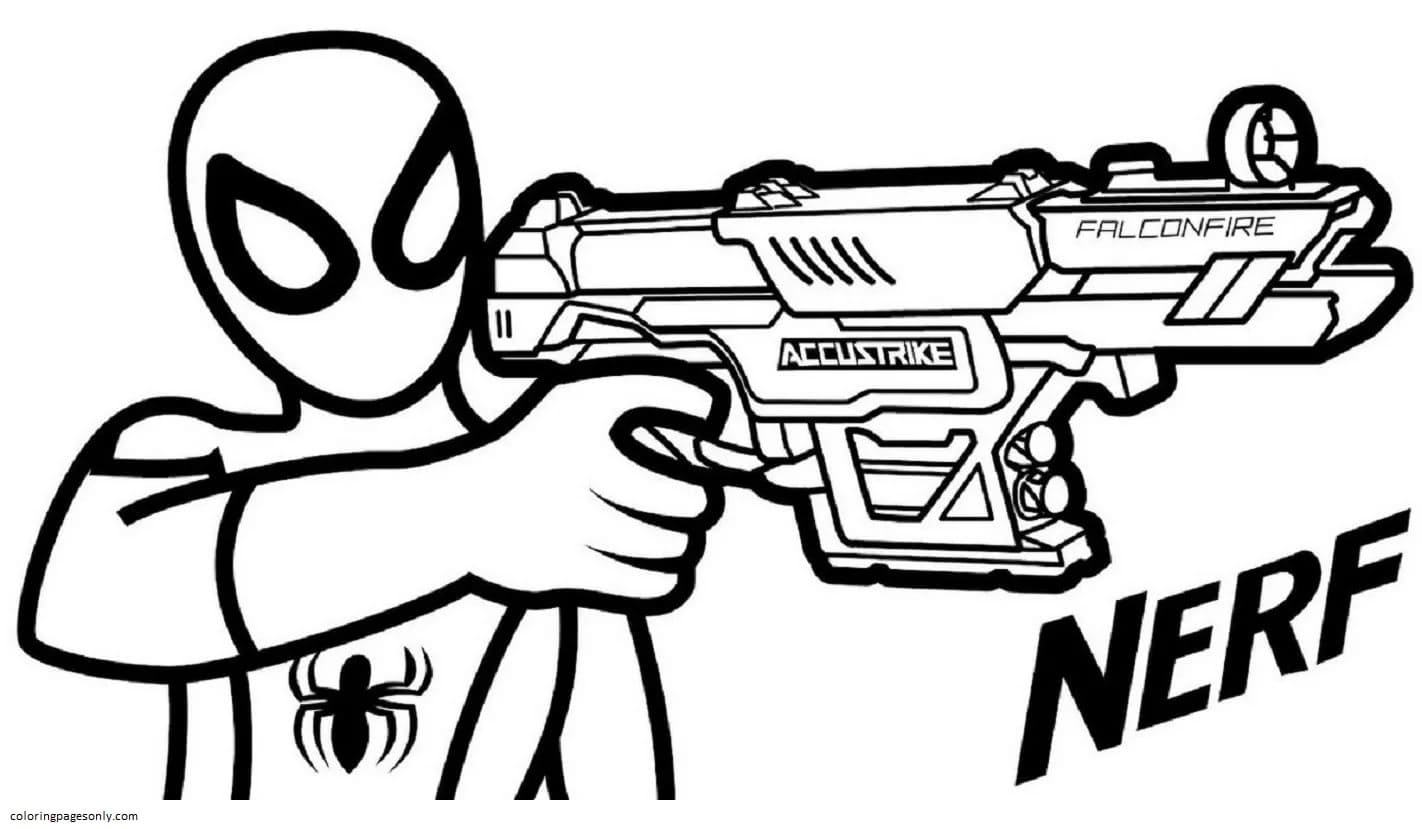 Machine Gun Coloring Pages