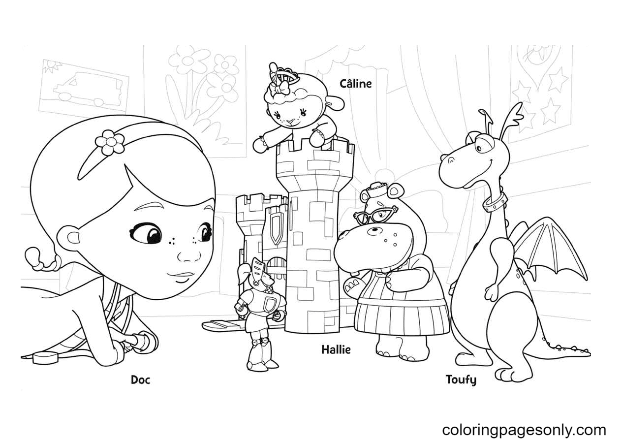 Doc McStuffins Free Printable Coloring Pages Doc McStuffins Coloring 