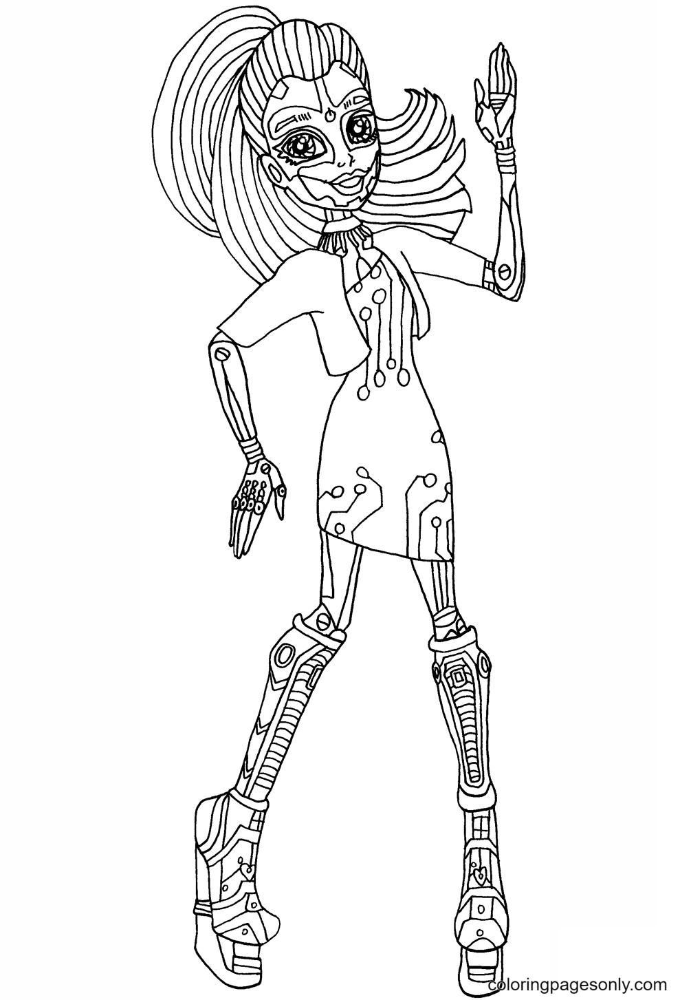 Abbey Bominable Coloring Pages