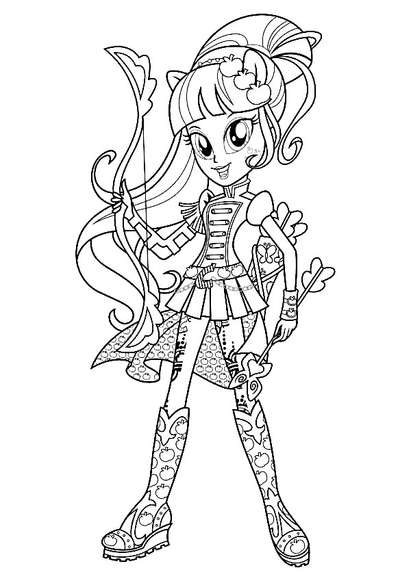 Rarity As Human Coloring Pages