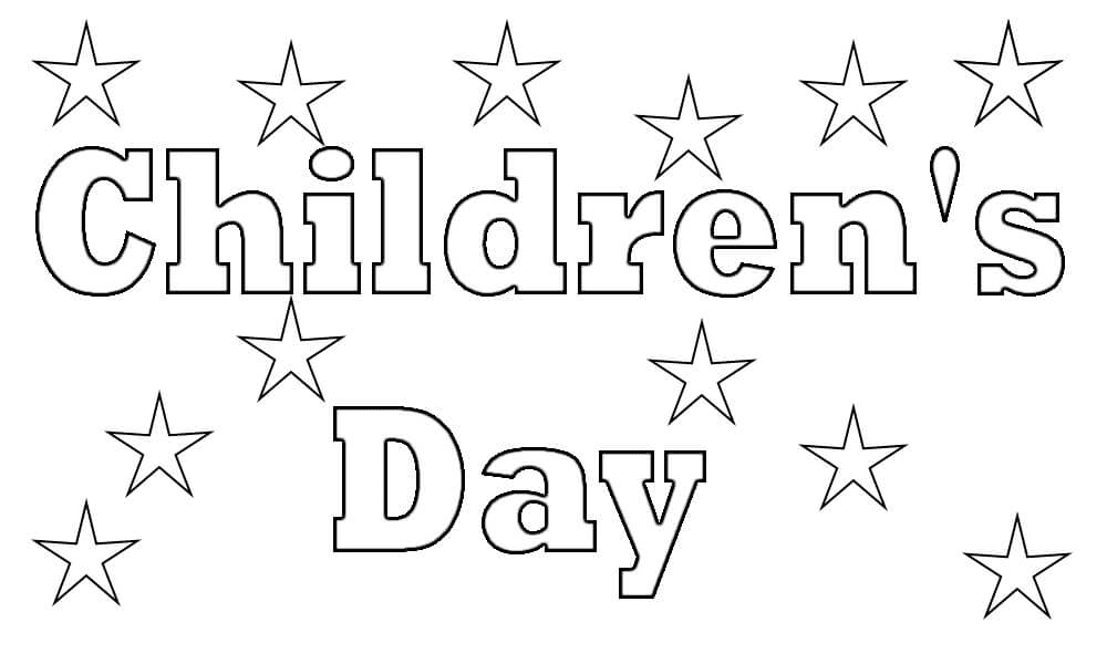 Happy Children s Day Coloring Pages Children s Day Coloring Pages 