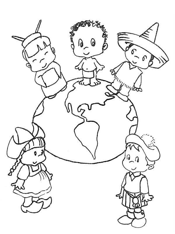 Free Printable Children s Day Coloring Pages Children s Day Coloring 