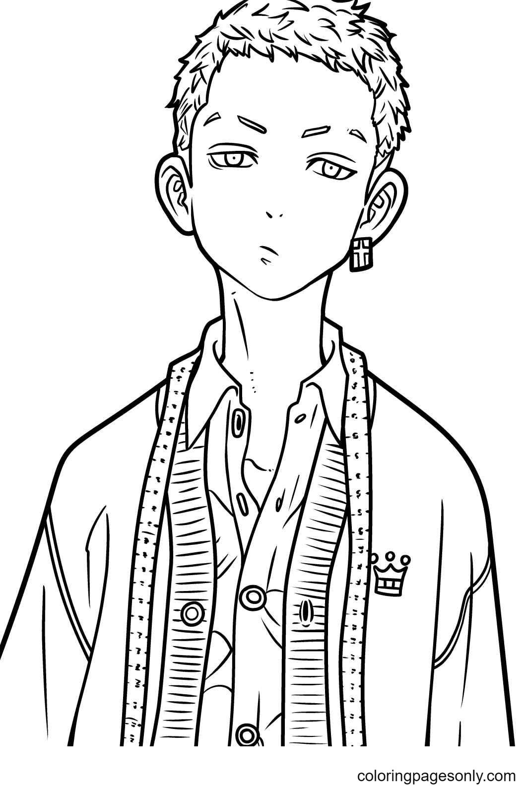 Takashi Morinozuka Coloring Pages