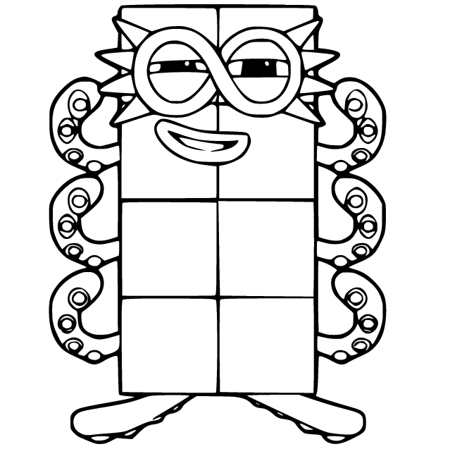 Numberblocks Eight Coloring Page Free Printable Coloring Pages Numberblocks Eight Coloring Page Free Printable Coloring Pages