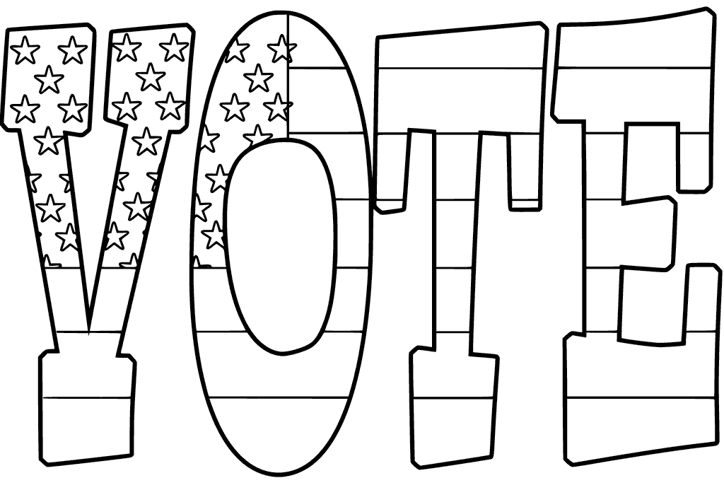 Free Election Coloring Pages