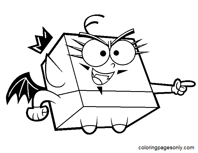 Fairly Odd Parents Poof Coloring Pages