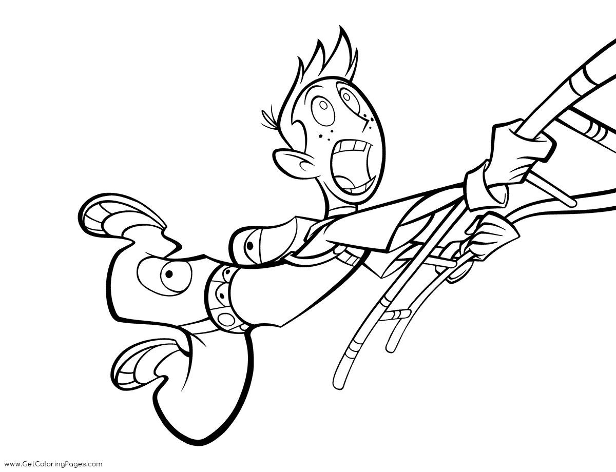 Kim Possible Shego Coloring Page
