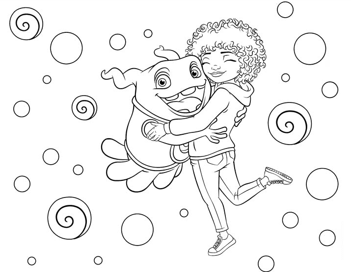 Home Coloring Pages Movie