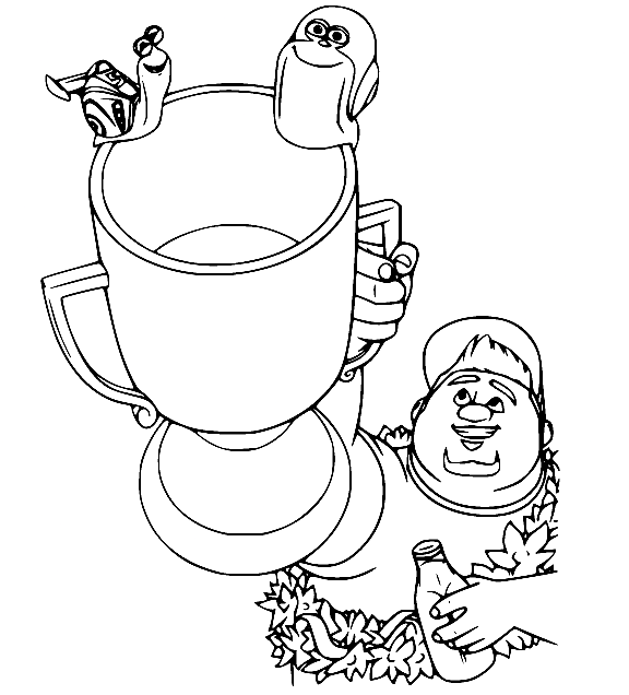 Turbo Whiplash Coloring Pages