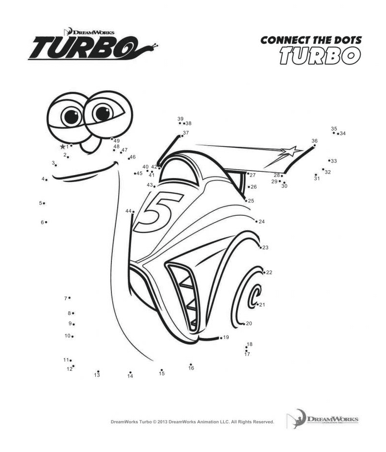 Turbo Snail Coloring Pages