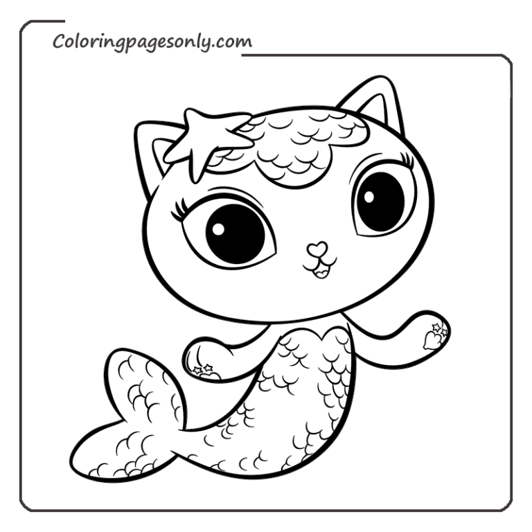 Gabby's Dollhouse Coloring Pages - Coloring Pages For Kids And Adults