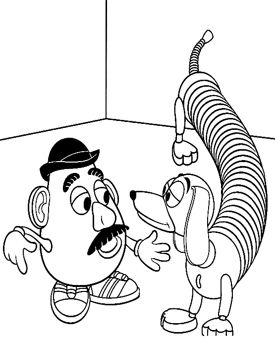 Mr And Mrs Potato Head Coloring Pages