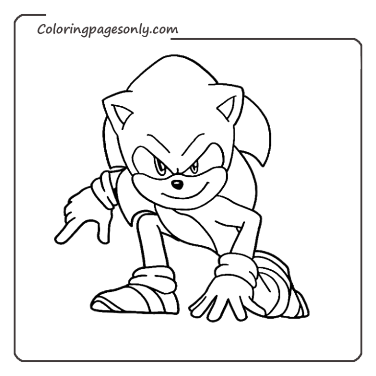 63 Free Printable Sonic the Hedgehog 2 Coloring Pages