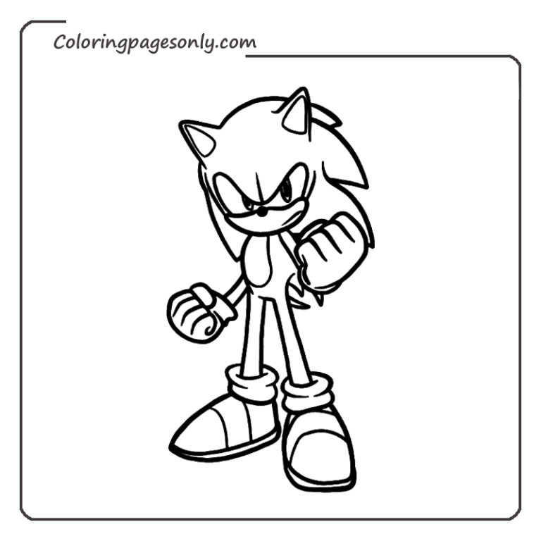 63 Free Printable Sonic the Hedgehog 2 Coloring Pages
