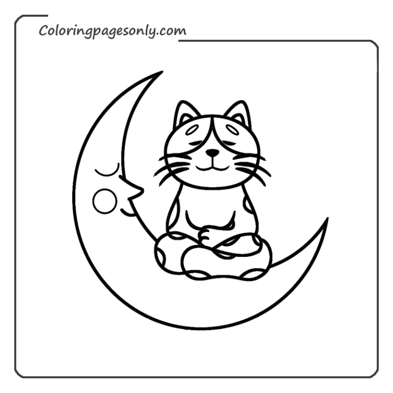 51 Moon Coloring Pages - ColoringPagesOnly.com