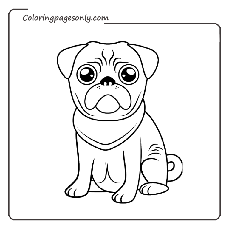 40+ Pug Coloring Pages - Free Printable PDF & Online Coloring