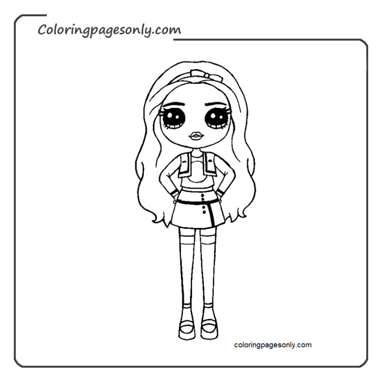Rainbow High Coloring Pages - Free Printables for Creative Fun