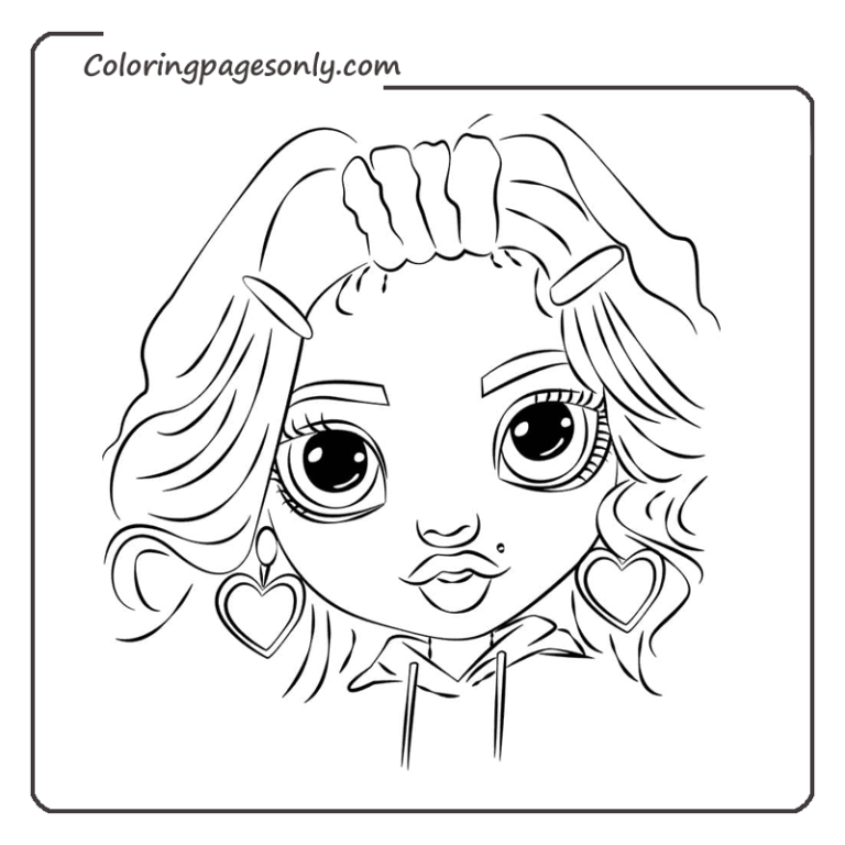 Rainbow High Coloring Pages - Free Printables for Creative Fun