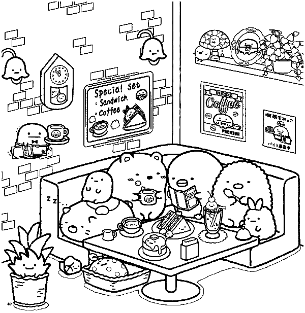 San X Coloring Pages