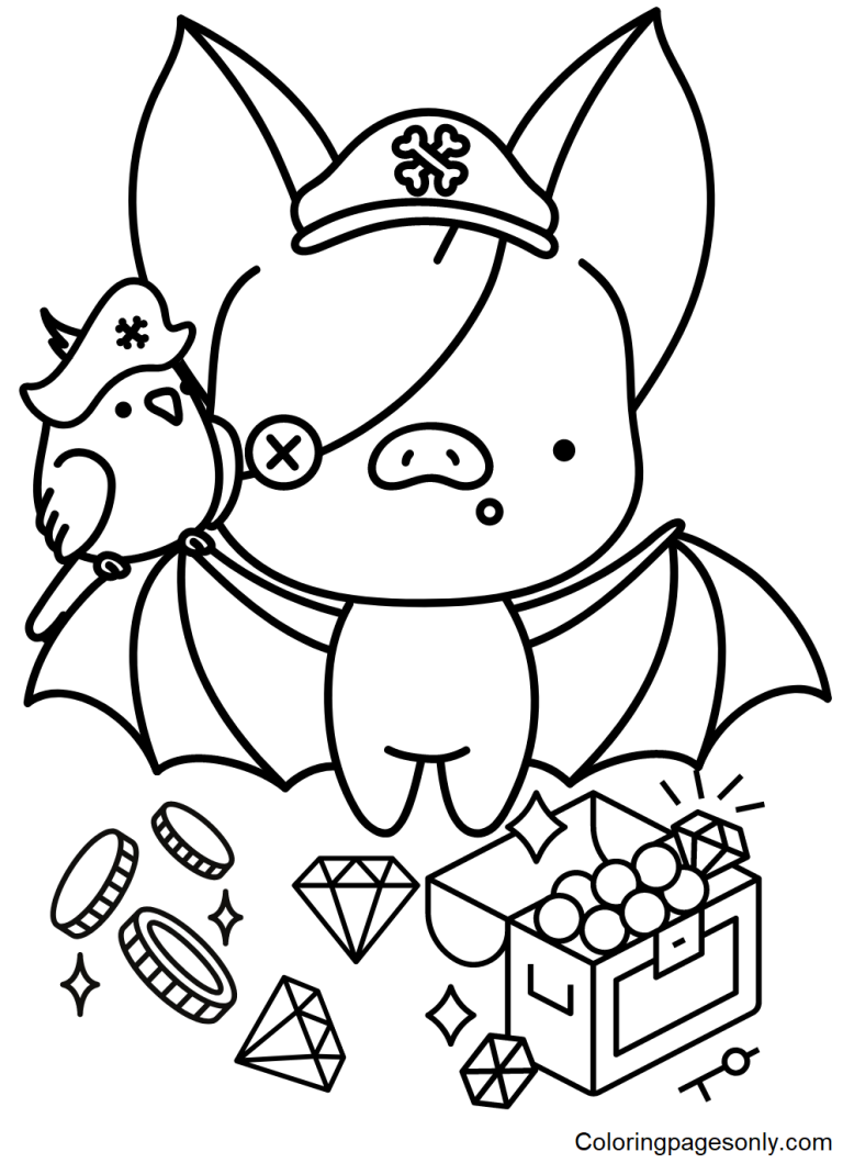 Bat Coloring Pages - Coloring Pages For Kids And Adults