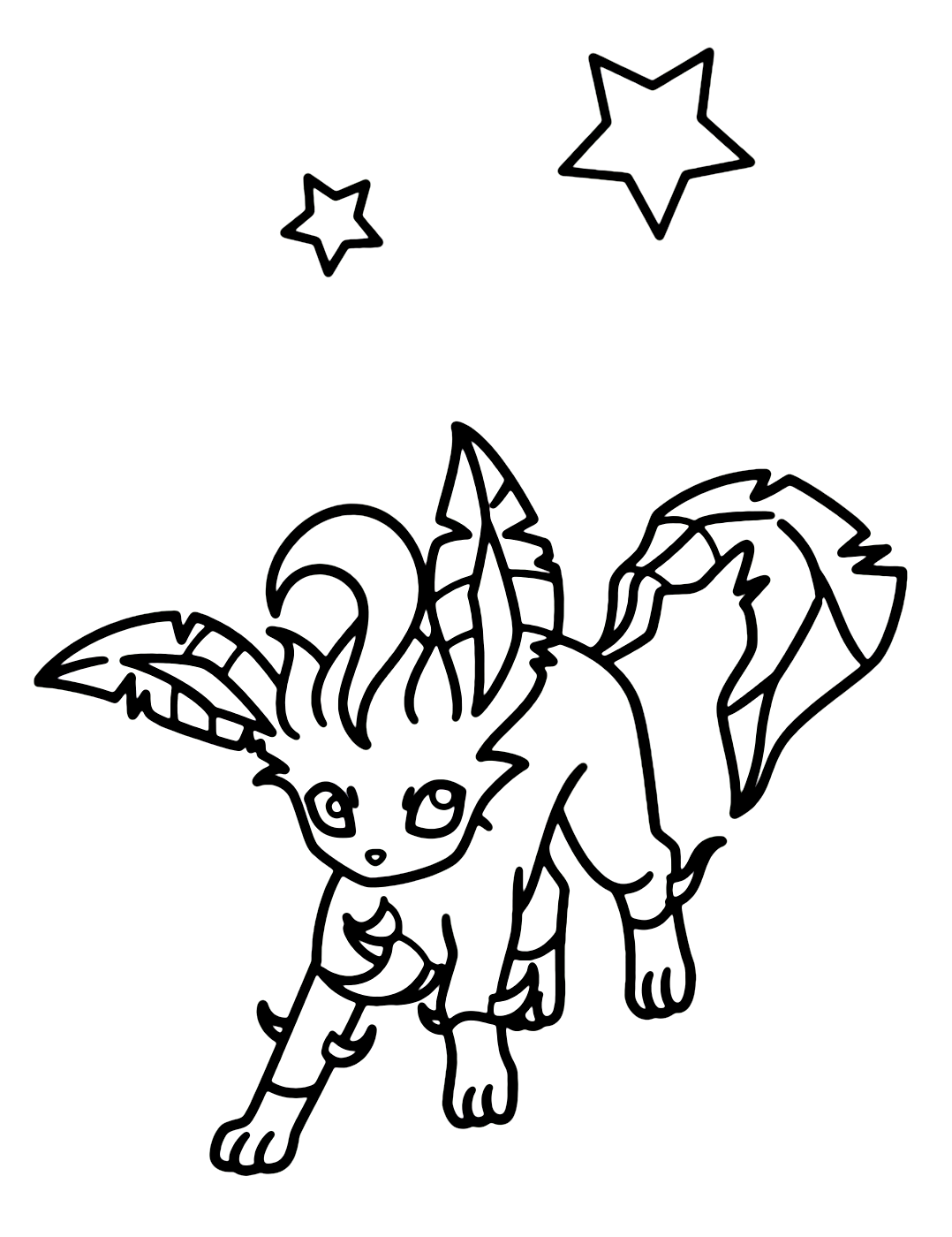 Leafeon Coloring Pages - Coloring Pages For Kids And Adults