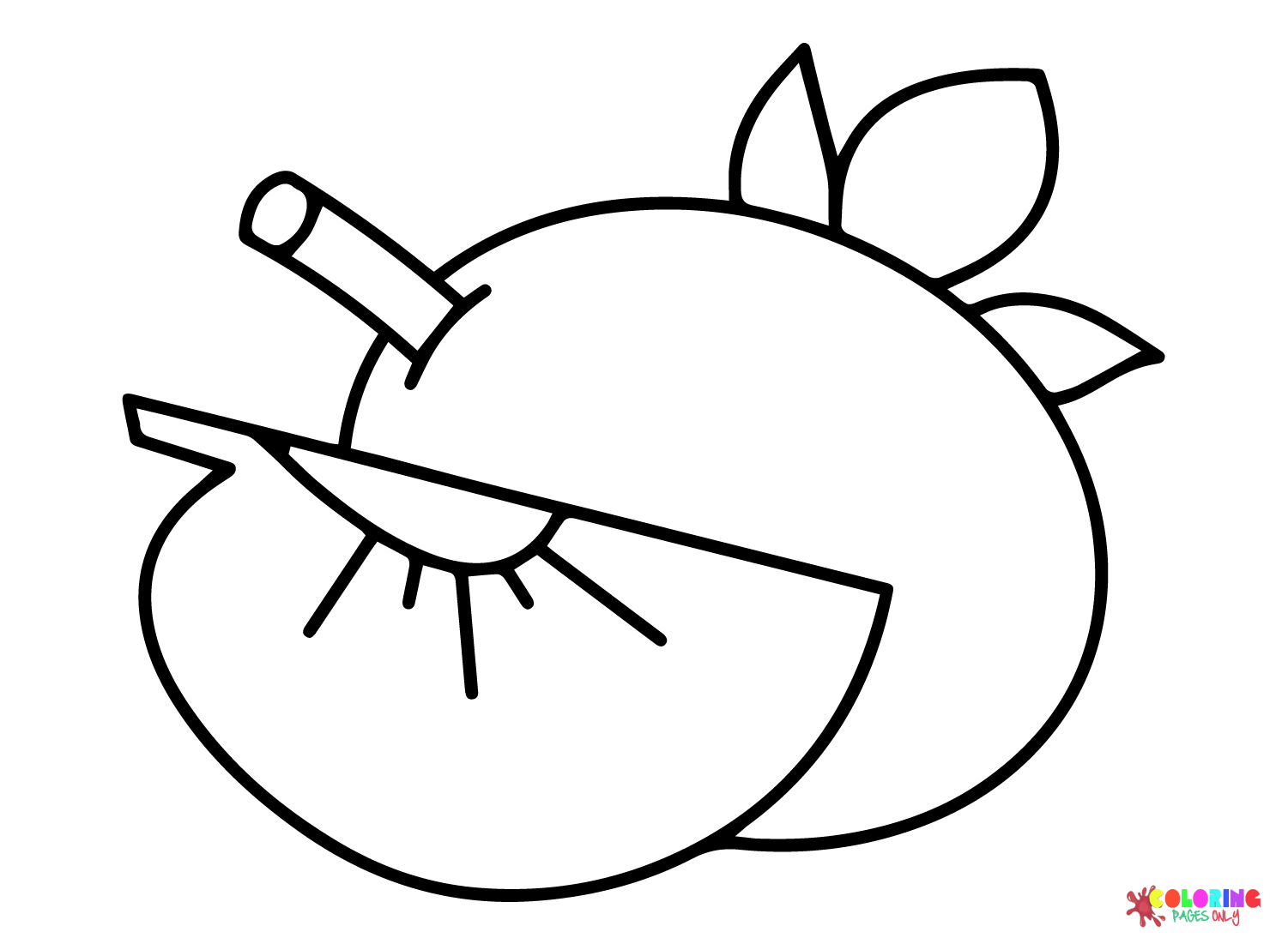 Breadfruit Fruit Coloring Page Free Printable Coloring Pages