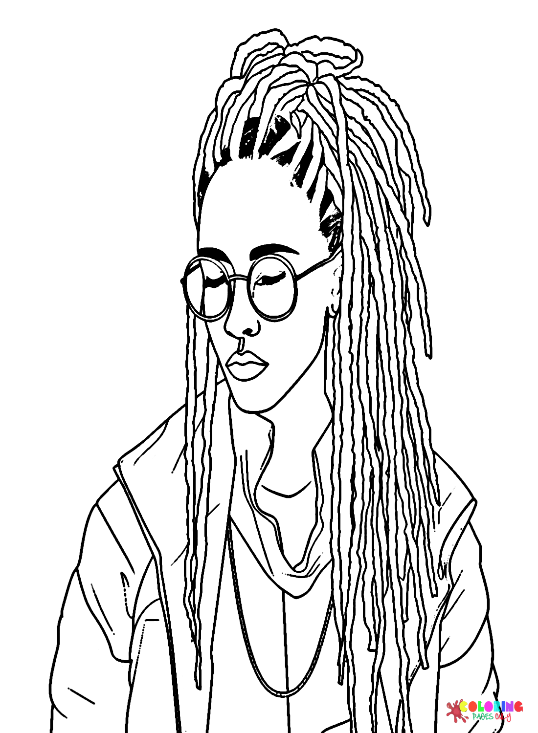 Rasta Coloring Pages