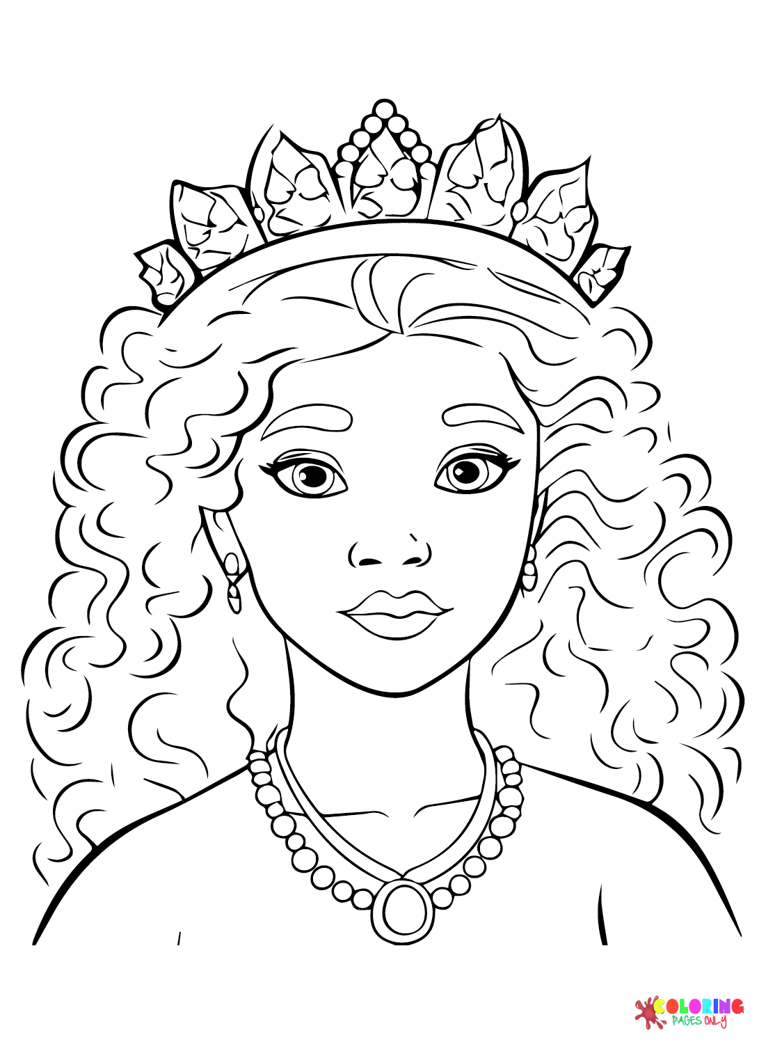 Queen Coloring Page