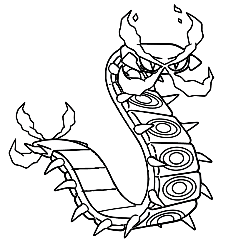 Sizzlipede Coloring Pages - Free Printable PDF & Online Coloring