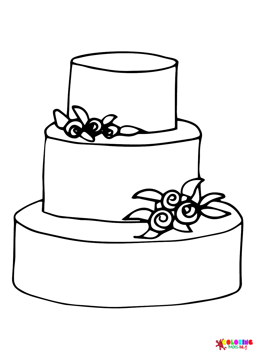 21 Wedding Cake Coloring Pages ColoringPagesOnly 21 Wedding Cake Coloring Pages ColoringPagesOnly