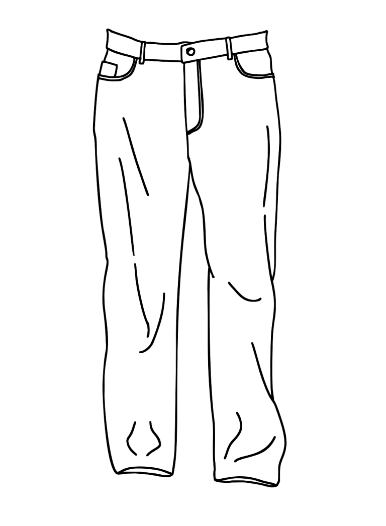 40+ Pants Coloring Pages - Free Printable PDF & Online Coloring