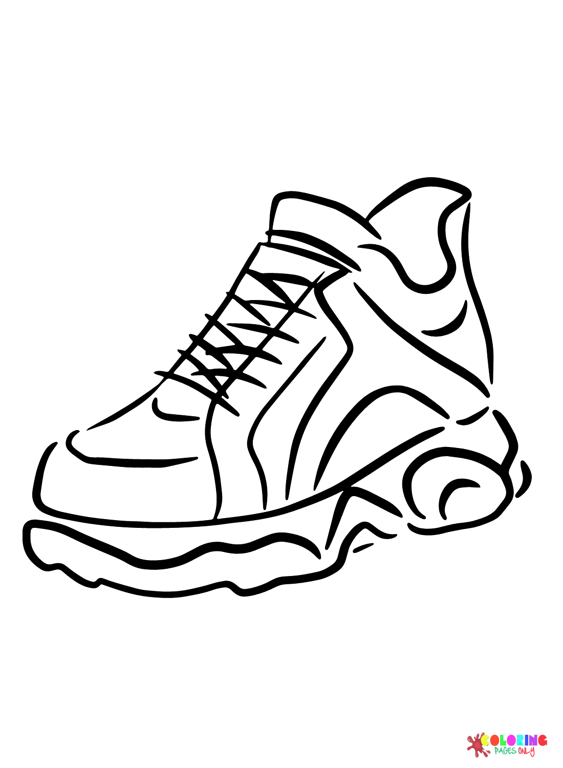 Sneaker For Kids Coloring Page Free Printable Coloring Pages Sneaker For Kids Coloring Page Free Printable Coloring Pages