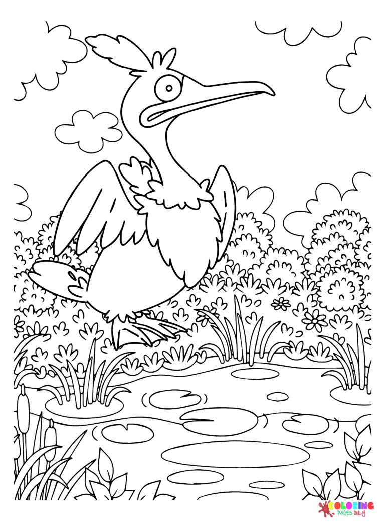 Cramorant Coloring Pages - Coloring Pages For Kids And Adults