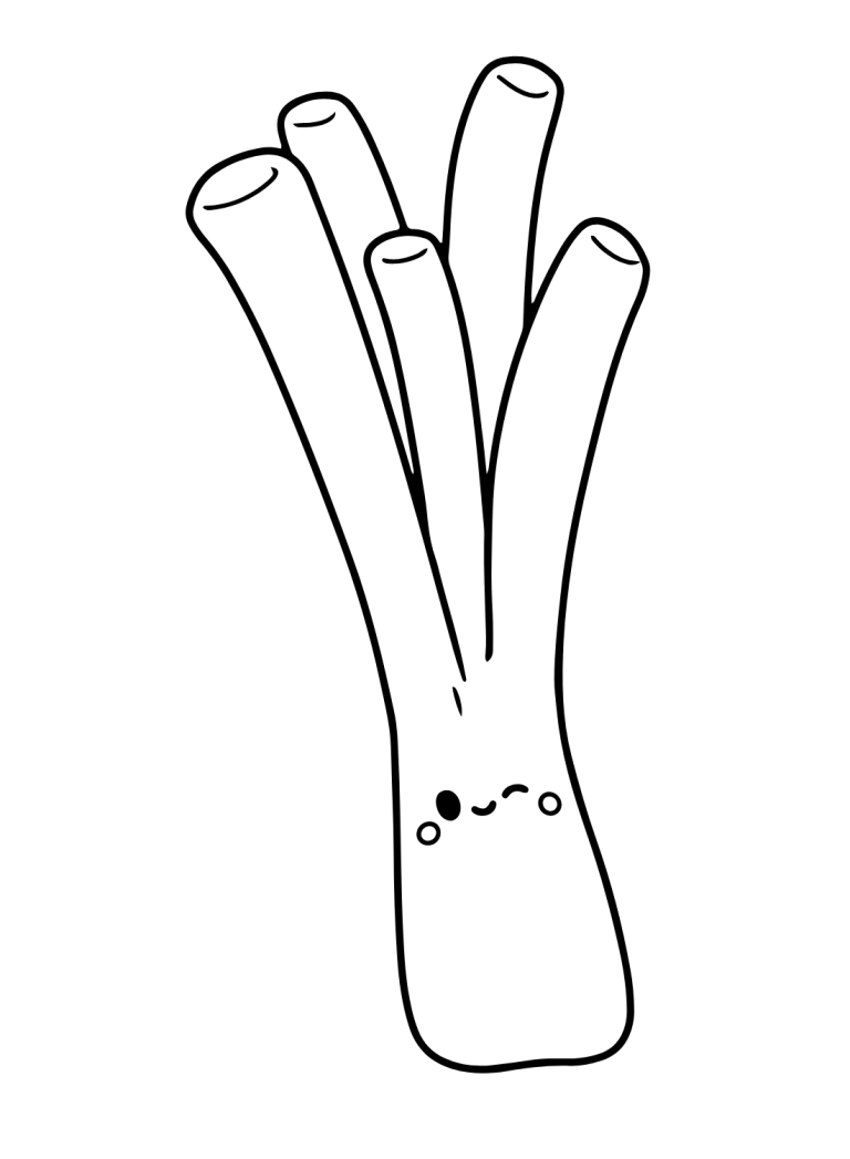 30+ Leek Coloring Pages - Free Printable PDF & Online Coloring