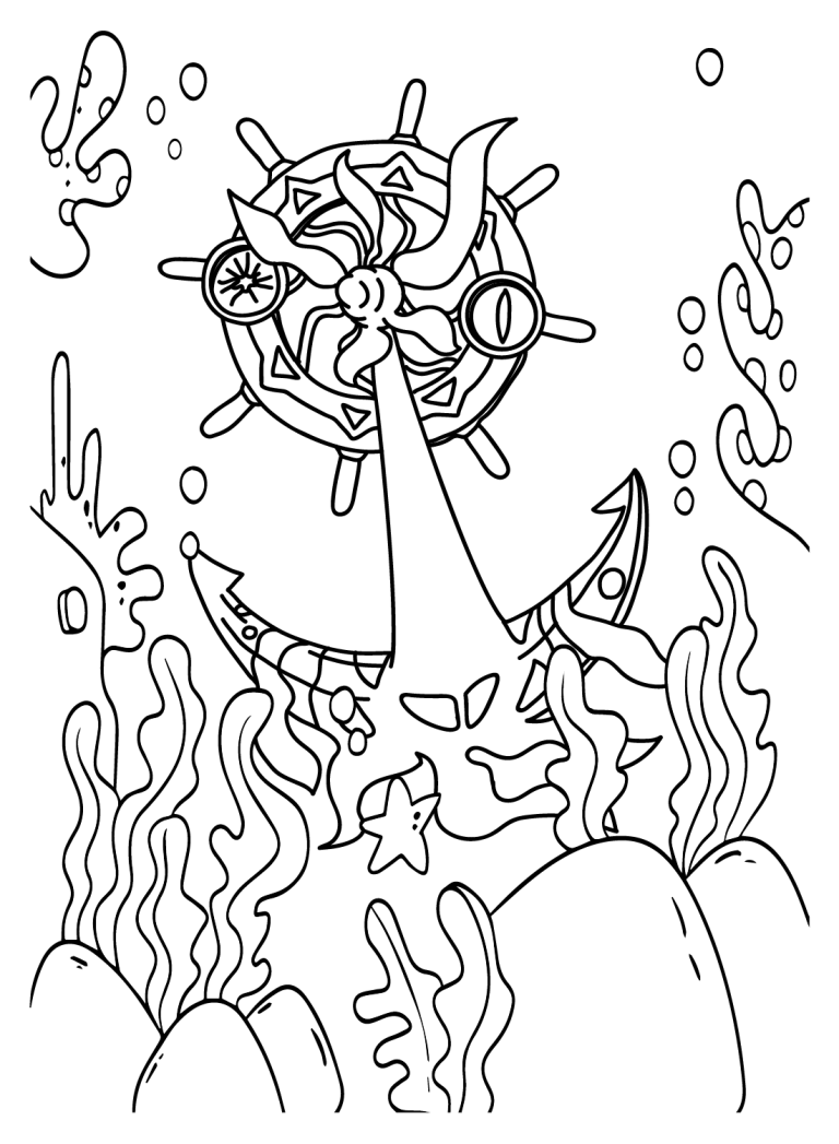 Dhelmise Coloring Pages - Free Printable PDF & Online Coloring