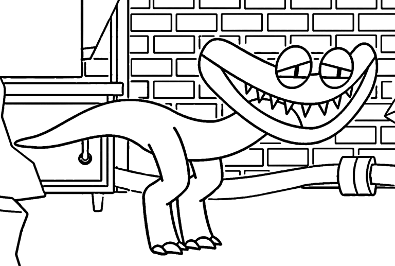 Rainbow Friends Coloring Pages - Free Printable Coloring Pages