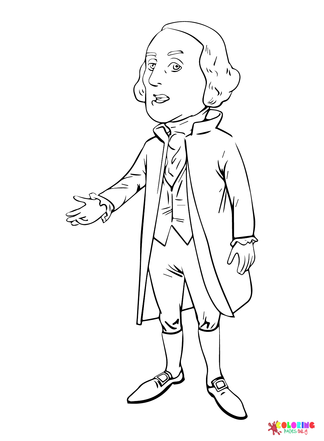 14 George Washington Coloring Pages Free Printable For Kids And Adults