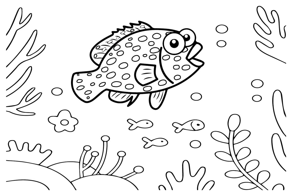 20+ Grouper Coloring Pages - Free Printable PDF & Online Coloring