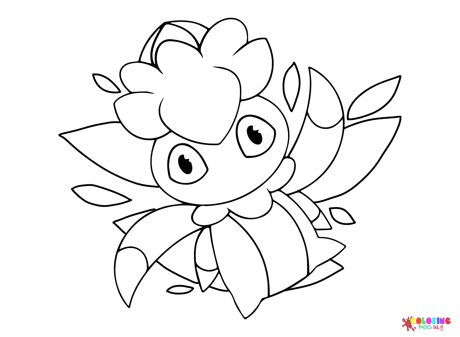 Roserade Pokemon Coloring Page