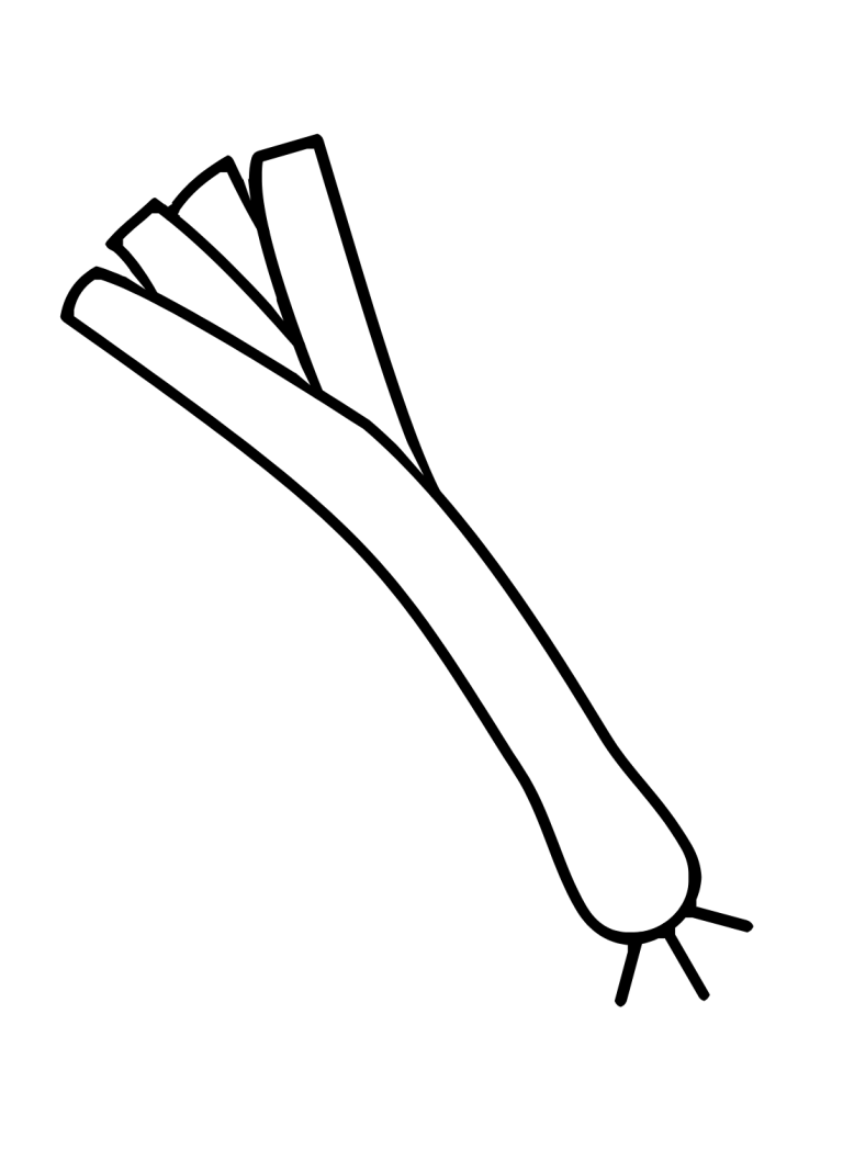 30+ Leek Coloring Pages - Free Printable PDF & Online Coloring