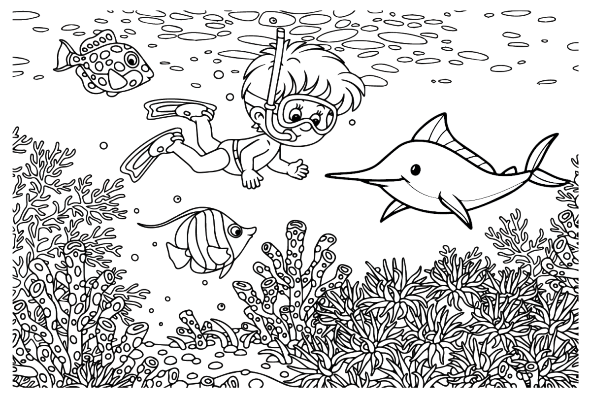 20+ Marlin Coloring Pages - Free Printable PDF & Online Coloring