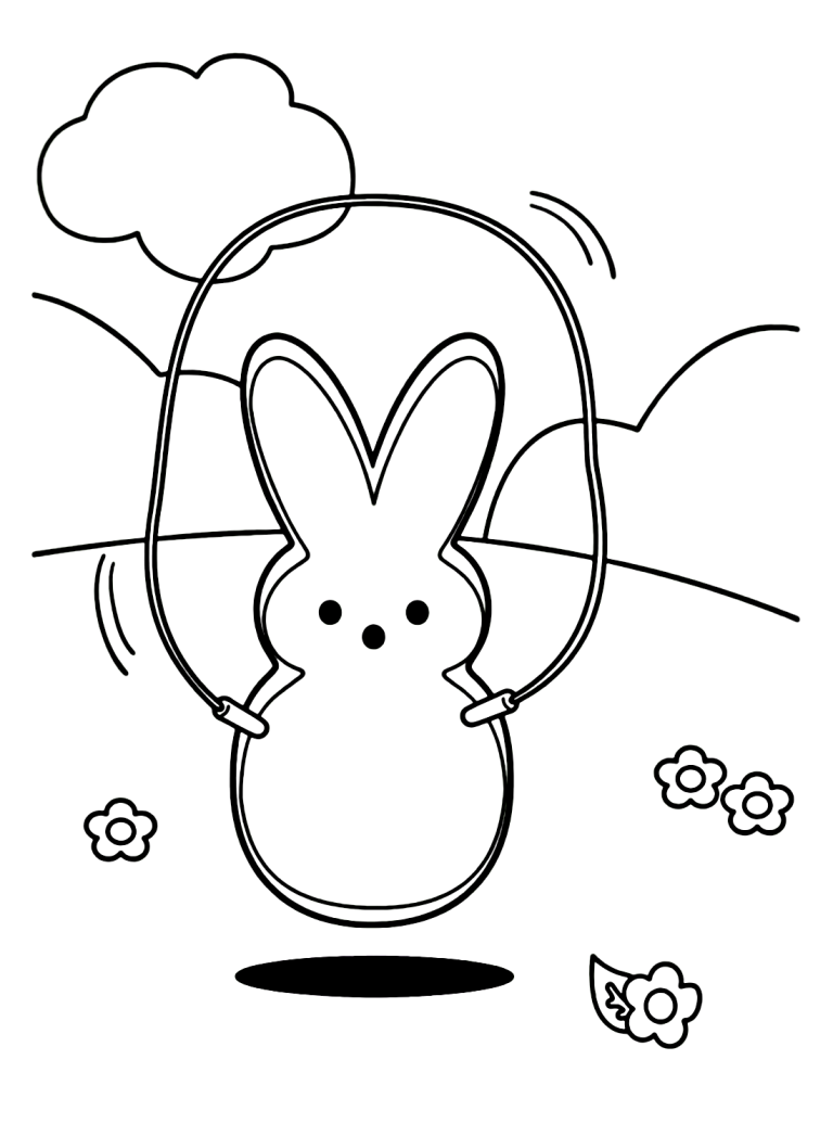 Peeps Coloring Pages - Coloring Pages For Kids And Adults