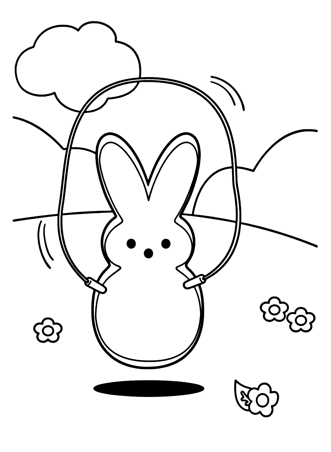 Peeps Coloring Pages - Coloring Pages For Kids And Adults