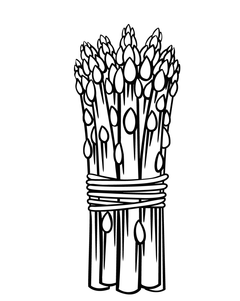 30+ Asparagus Coloring Pages - Free Printable PDF & Online Coloring