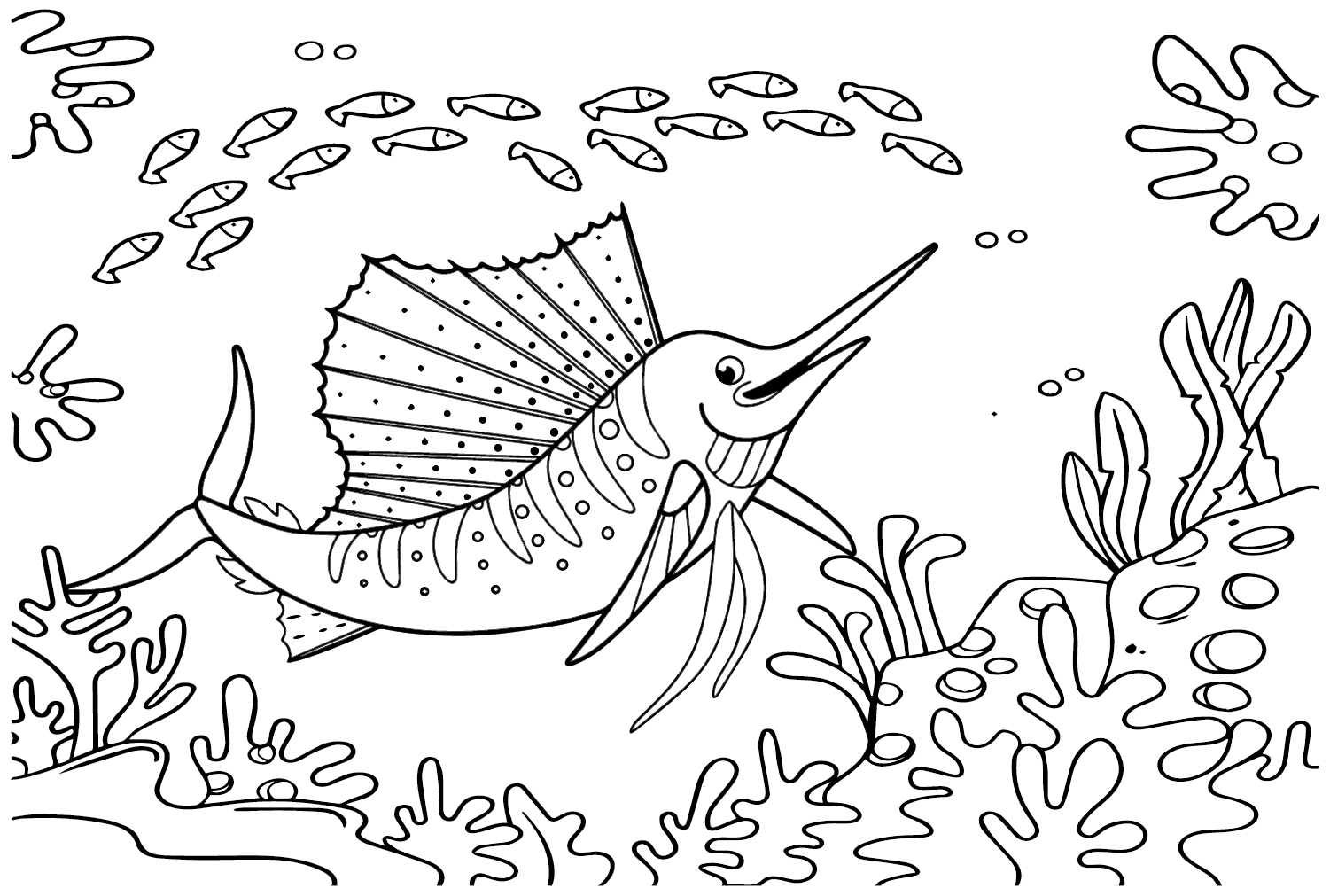 20 Sailfish Coloring Pages Free Printable PDF Online Coloring 20 Sailfish Coloring Pages Free Printable PDF Online Coloring